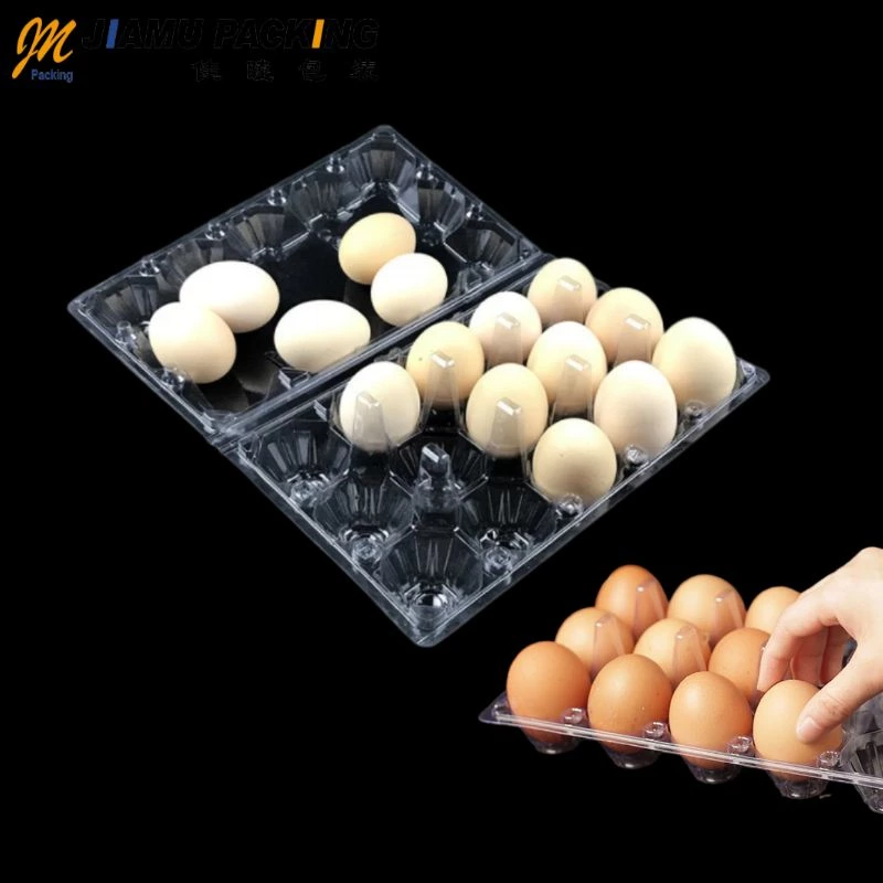 durable egg packaging tray plastic high quality cheap transparent egg trays egg box - Jiamu ...